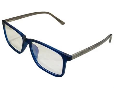 Navy Blue Plastic Rectangular Spectacle Frames At Rs 130piece
