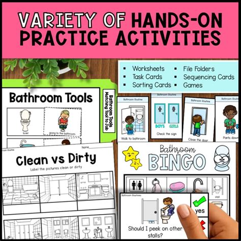 Bathroom Routine Visual Aidstask Analysis Personal Hygiene Special
