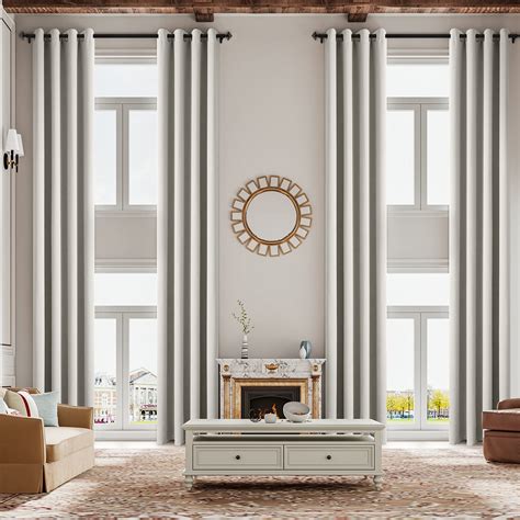 Grommet Top Curtains Ikiriska Blackout Extra Long Curtain For 2 Story