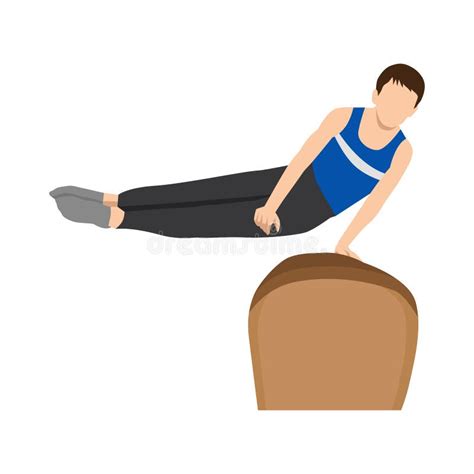 Gymnastics Silhouette Vault Stock Illustrations 67 Gymnastics