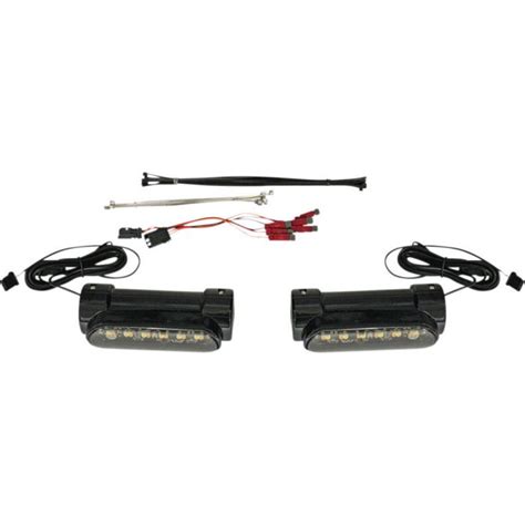 custom dynamics universal run and turn signal engine guard led lights