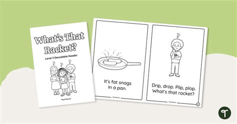 Whats That Racket Decodable Reader Level 3 Teach Starter