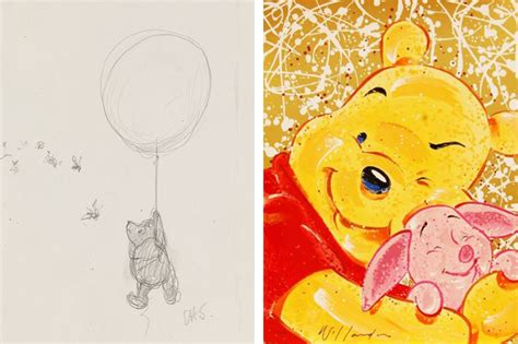 Winnie The Pooh Colored Pencil Drawing