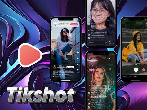 Tiktok Like App Designs Themes Templates And Downloadable Graphic