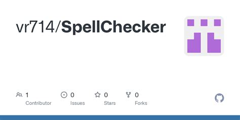 Github Vr Spellchecker
