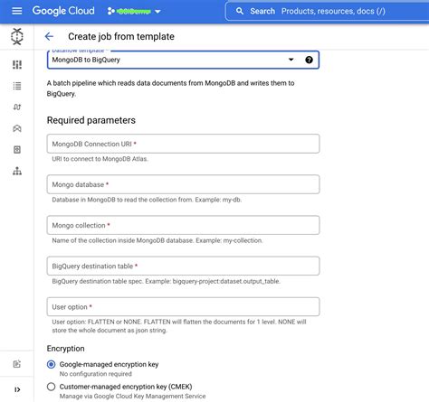 MongoDB Atlas And BigQuery Dataflow Templates Google Cloud Blog
