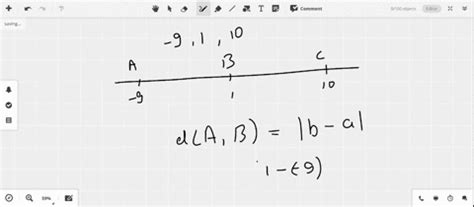 SOLVED The Given Numbers Are Coordinates Of Points A B And C Respectively On A Coordinate