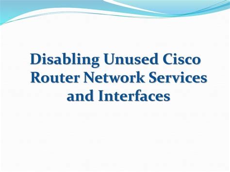 Securing Network Devices Pptx