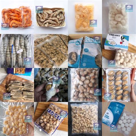 Frozen Seafood Food Wholesale Prawn Clam Scallop Food And Drinks