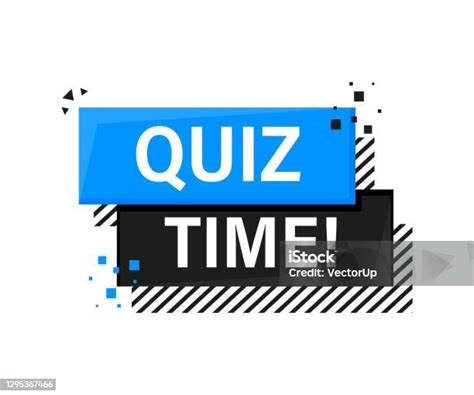흰색 배경에 3d 스타일로 퀴즈 시간 파란색 배너 벡터 그림입니다 0명에 대한 스톡 벡터 아트 및 기타 이미지 0명 건강 진단 건강관리와 의술 Istock