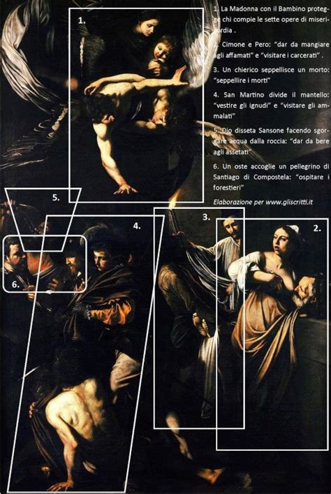 Caravaggio E La Madonna Che Protegge Coloro Che Compiono Le Sette Opere Di Misericordia Una