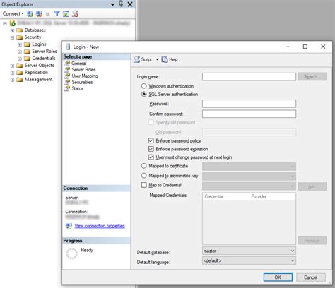 Configuring Database Credentials