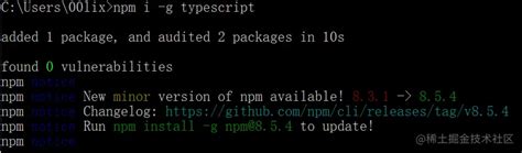 Typescript 介绍和开发环境搭建今天将开始学习typescript，包括： Typescript介绍、开发环境搭 掘金