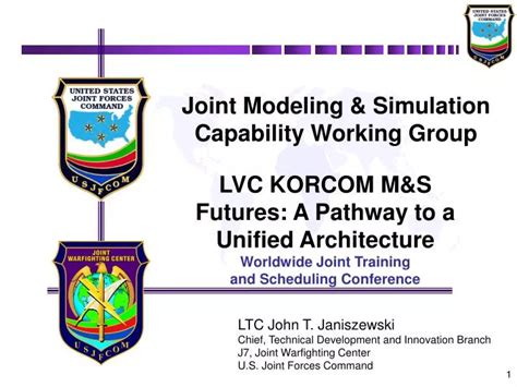 Ppt Joint Modeling And Simulation Capability Working Group Powerpoint