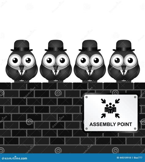 Assembly Point Stock Vector Illustration Of Signage 44510918