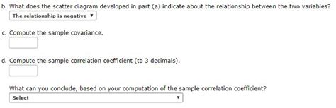 solved five observations taken for two variables follow