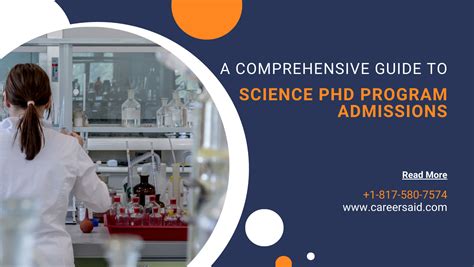 A Comprehensive Guide To Science Phd Program Admissions Careers Aid