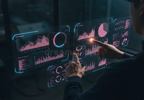 Interactive Data Visualization Stock Illustration Illustration Of Information Interface