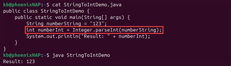 How To Convert String To Integer In Java Phoenixnap Kb