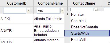 Telerik Web Forms Grid Key Features Telerik UI For ASP NET AJAX