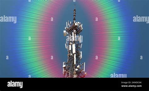 Rotating Electromagnetic Radiation From Cell Tower Frequency Spectrum