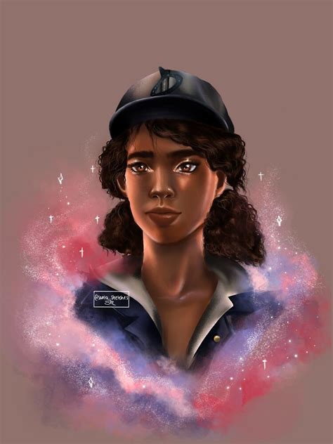Lienzo Es Un Fan Art De Clementine Del Juego The Walking Dead Las