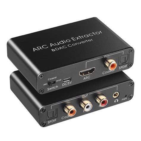Audio Extractor 192khz Converter Arc Audio Extractor Support Digital Compatible Audio To Analog