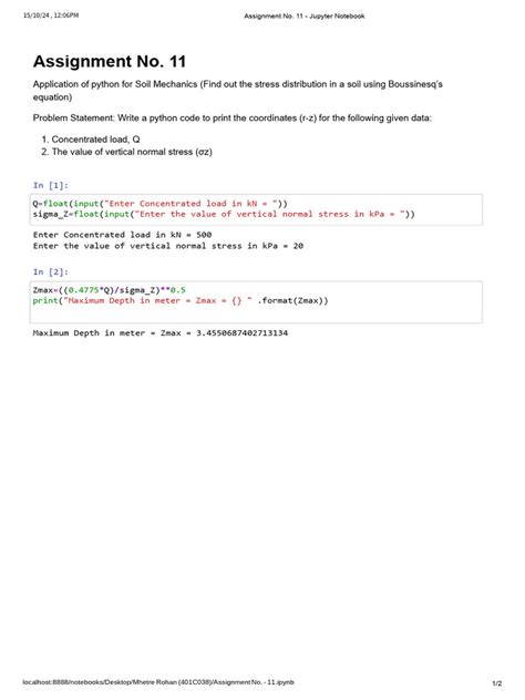 Assignment No 11 Jupyter Notebook1 Pdf Applied And