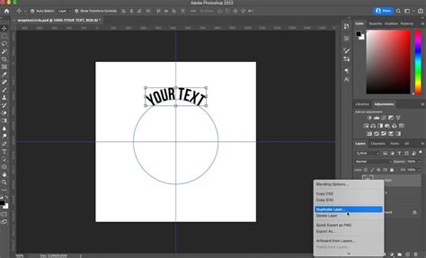 How To Wrap Text Around A Circle In Photoshop Design With Dale