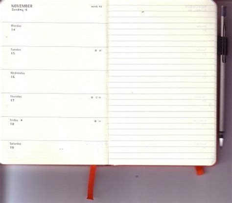 Under Maintenance | Moleskine, Moleskine diary, Moleskine weekly planner