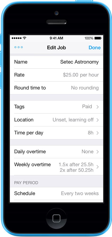 Hourstracker Time Tracking App For Iphone And Android