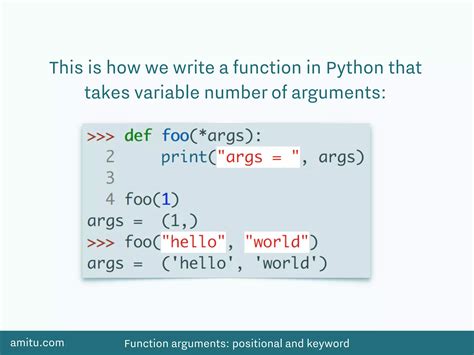 Function Arguments In Python Pdf