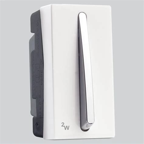 Lisha Slimz Switch 10a 2way White