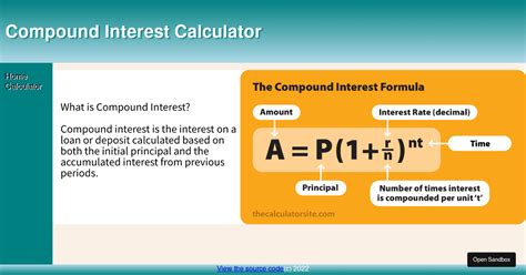 Compound Interest Calculator Codesandbox