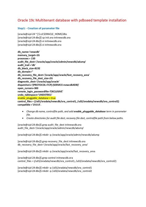 Saiteja Vaddepalli On Linkedin Oracle 19c Installation Of Multitenant