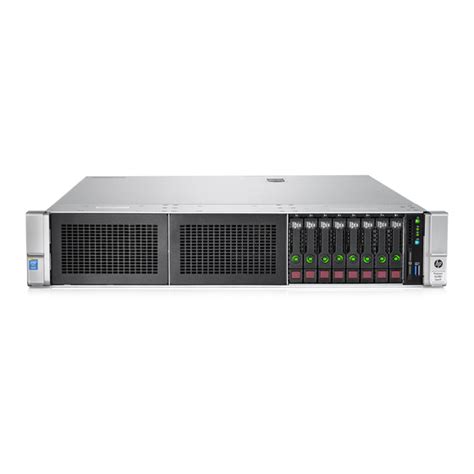 Hpe Proliant Gen9 User Manual Pdf Download Manualslib