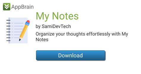 My Notes For Android Free App Download