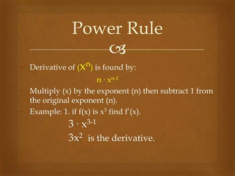 Rules Of Derivative Pptx