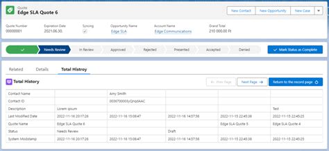 Total History Pro™ For Salesforce© Hexagon Crm