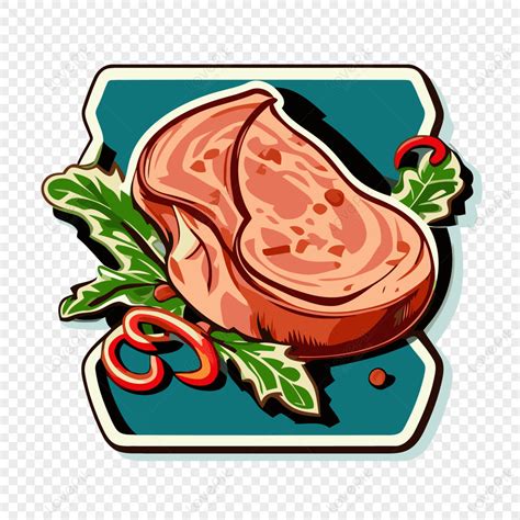 돼지 고기 벡터만화클립 아트상표 Png 일러스트 무료 다운로드 Lovepik