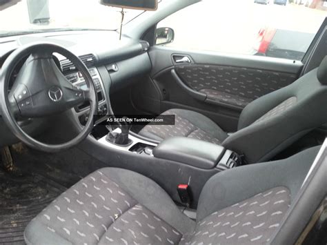 2003 Black C 230 Sport Coupe 2 Door With Black Interior And