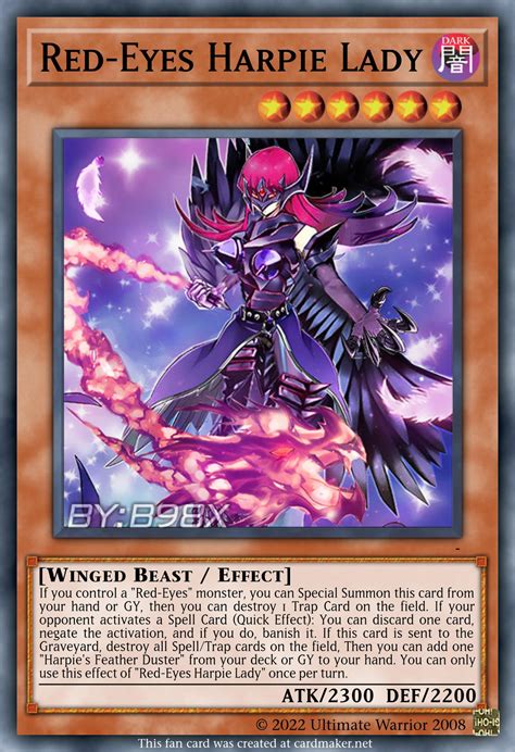Red Eyes Harpie Lady By Mygod199 On Deviantart