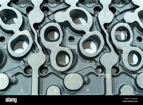 Detailed Sectional View Of Modern Gasoline Engine Cylinder Structure Internal Structure Display