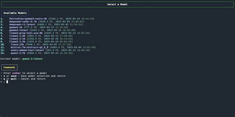 Github Joniglmcp Client For Ollama A Text Based User Interface Tui Client For Interacting