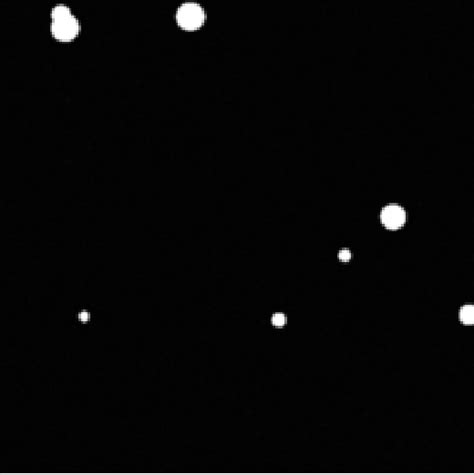 Matlab Finding The Centers Of Overlapping Circles In A Low Resolution Grayscale Image Stack