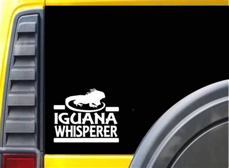 Iguana Whisperer Sticker J872 6 Inch Lizard Decal Car Sticker Wish