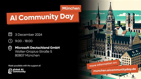 Global Ai Community Day München 18 March 2025