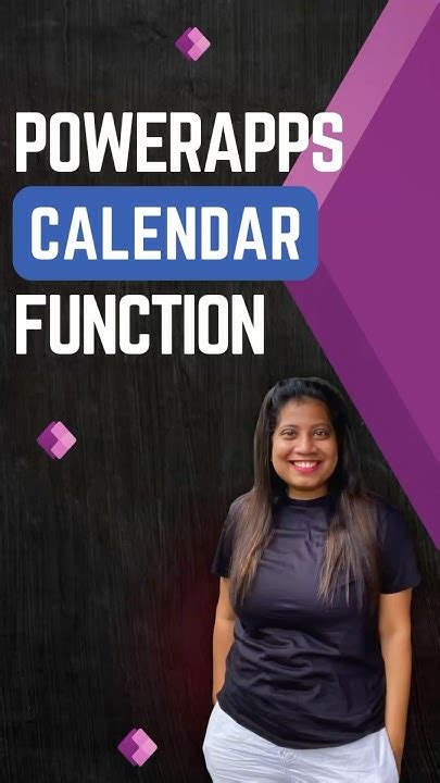 Calendar Function In Canvas Apps Powerapps Canvasapps Powerplatform Powerappstutorial