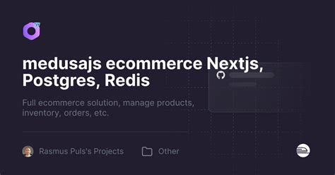 Deploy Medusajs Ecommerce Nextjs Postgres Redis Railway