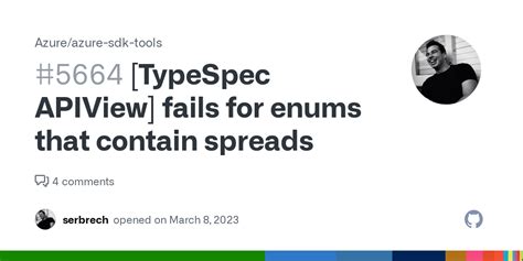[typespec apiview] fails for enums that contain spreads · issue 5664